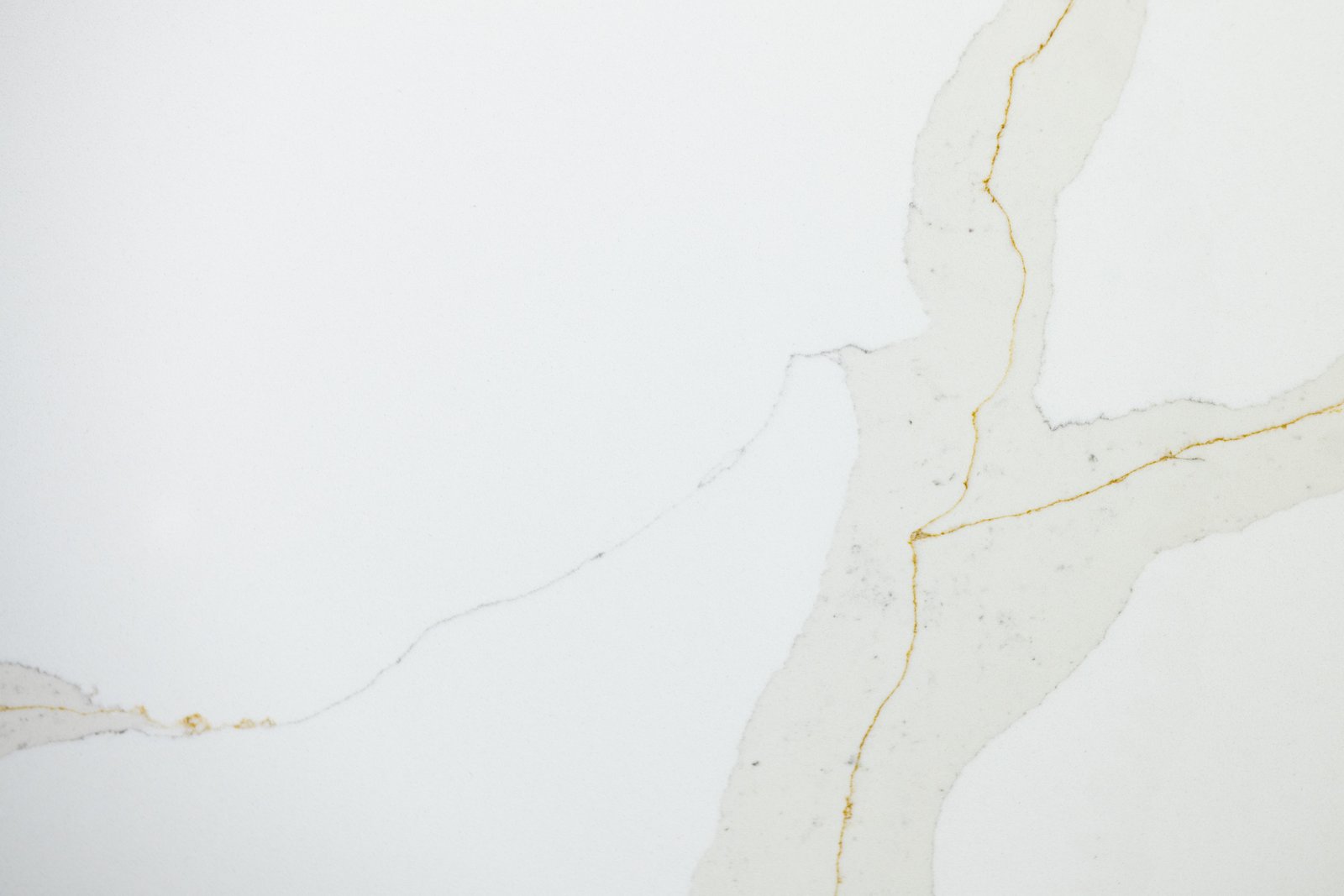 Modern Calacatta Gold Quartz | Leather Finish Stone