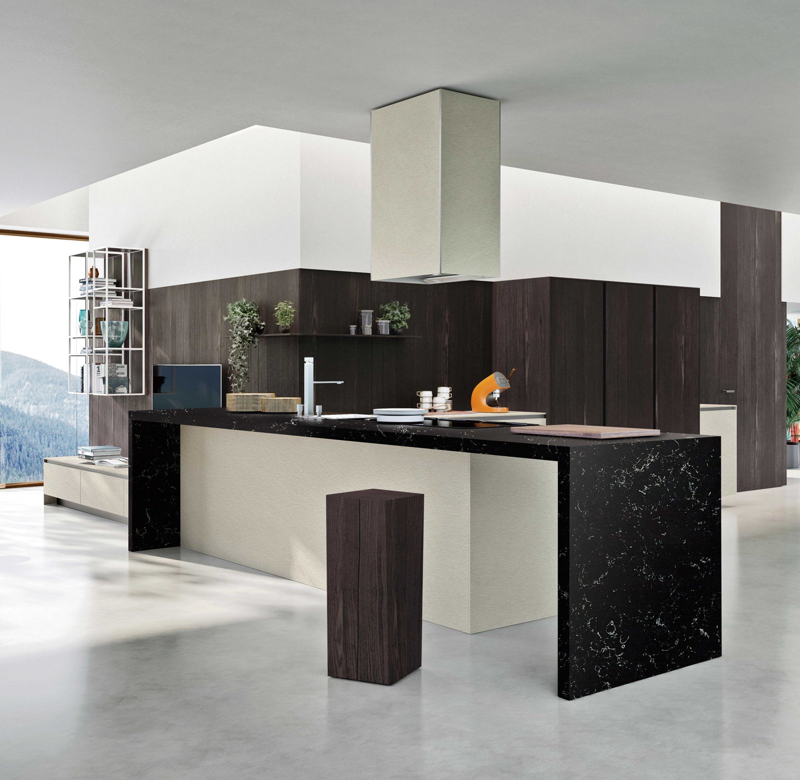 Carrara Noir: Stunning Black Quartz Worktops & Slabs